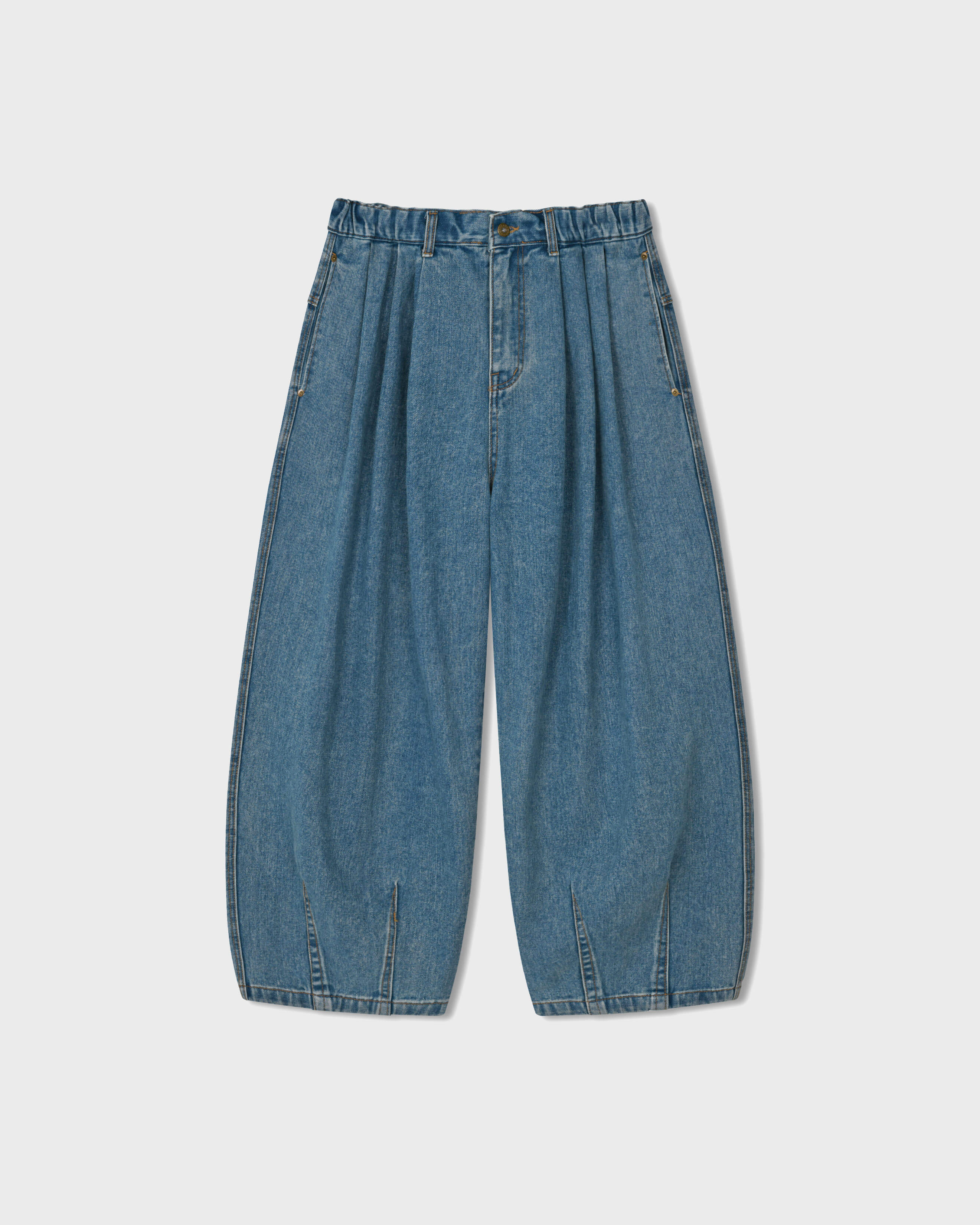 [AG] Stone Vintage Denim Balloon Pants - ANGLAN