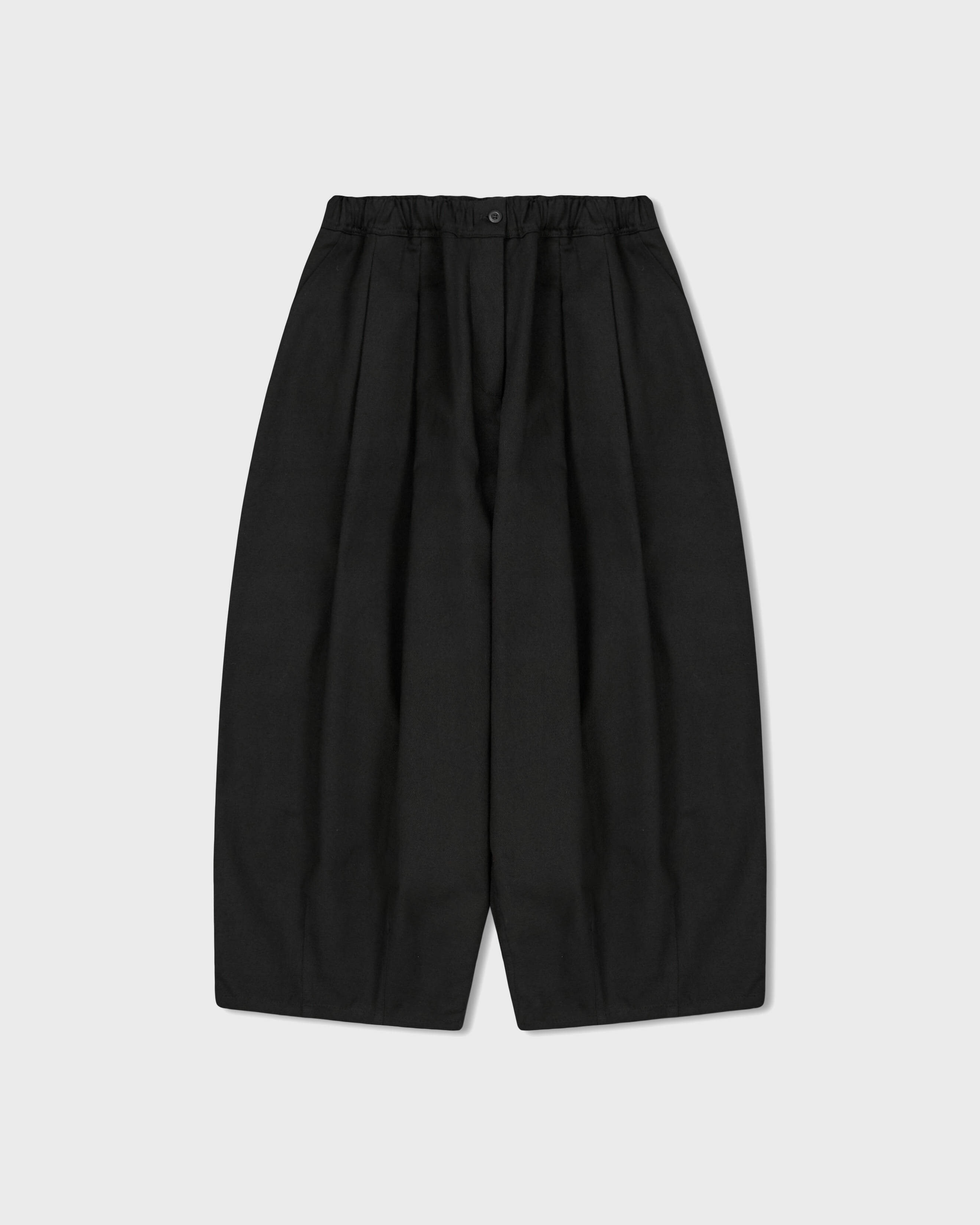 [AG.W] Round Balloon Pants - Black - ANGLAN
