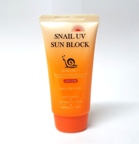 JIGOTT Snail UV Sun Block Cream SPF50 PA+++ 70ml : Zezeya