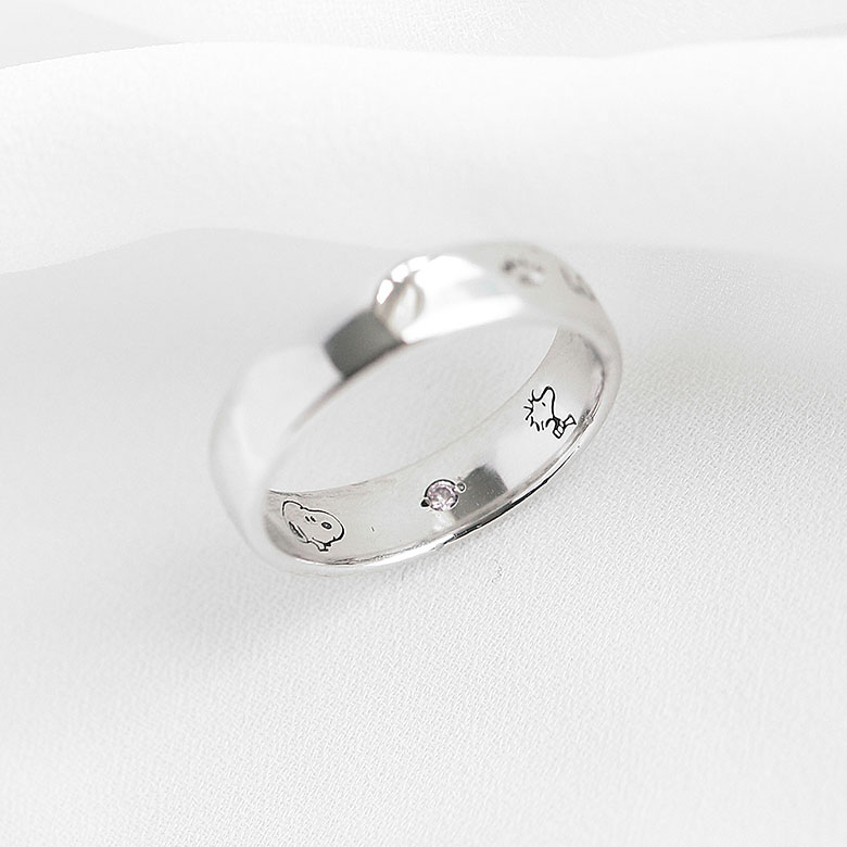 LLOYD X PEANUTS Snoopy Friends Silver Ring 1ea | Best Price and Fast ...