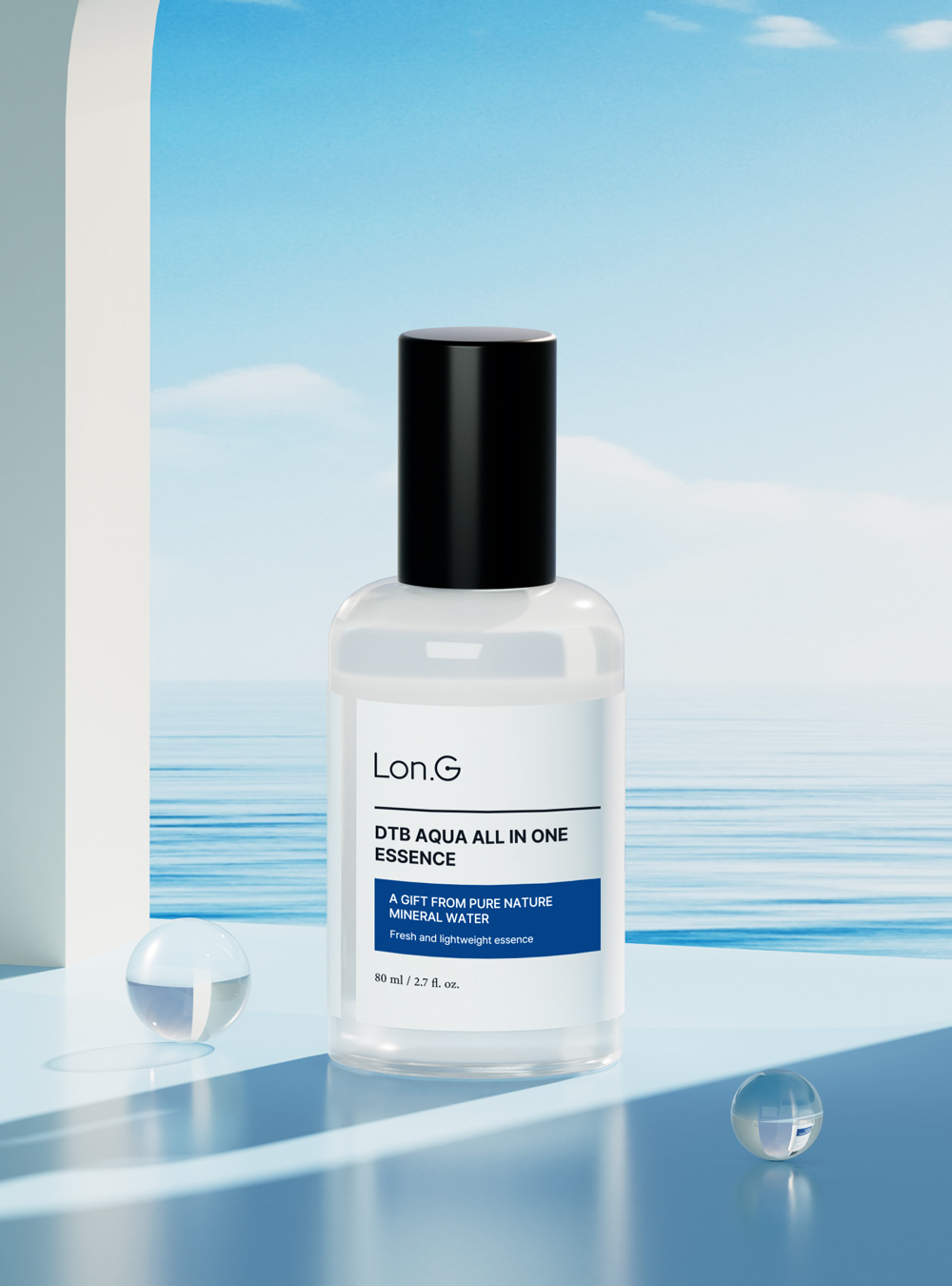 DTB 아쿠아 올인원 에센스 80ml - Lon.G 론지화장품