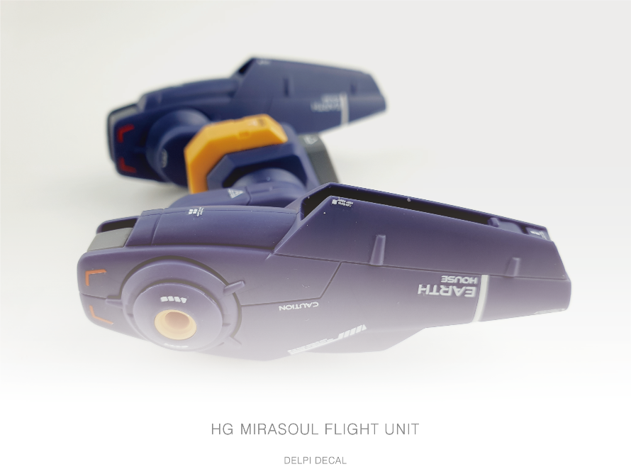 HG MIRASOUL FLIGHT UNIT WATER DECAL - DelpiDecal