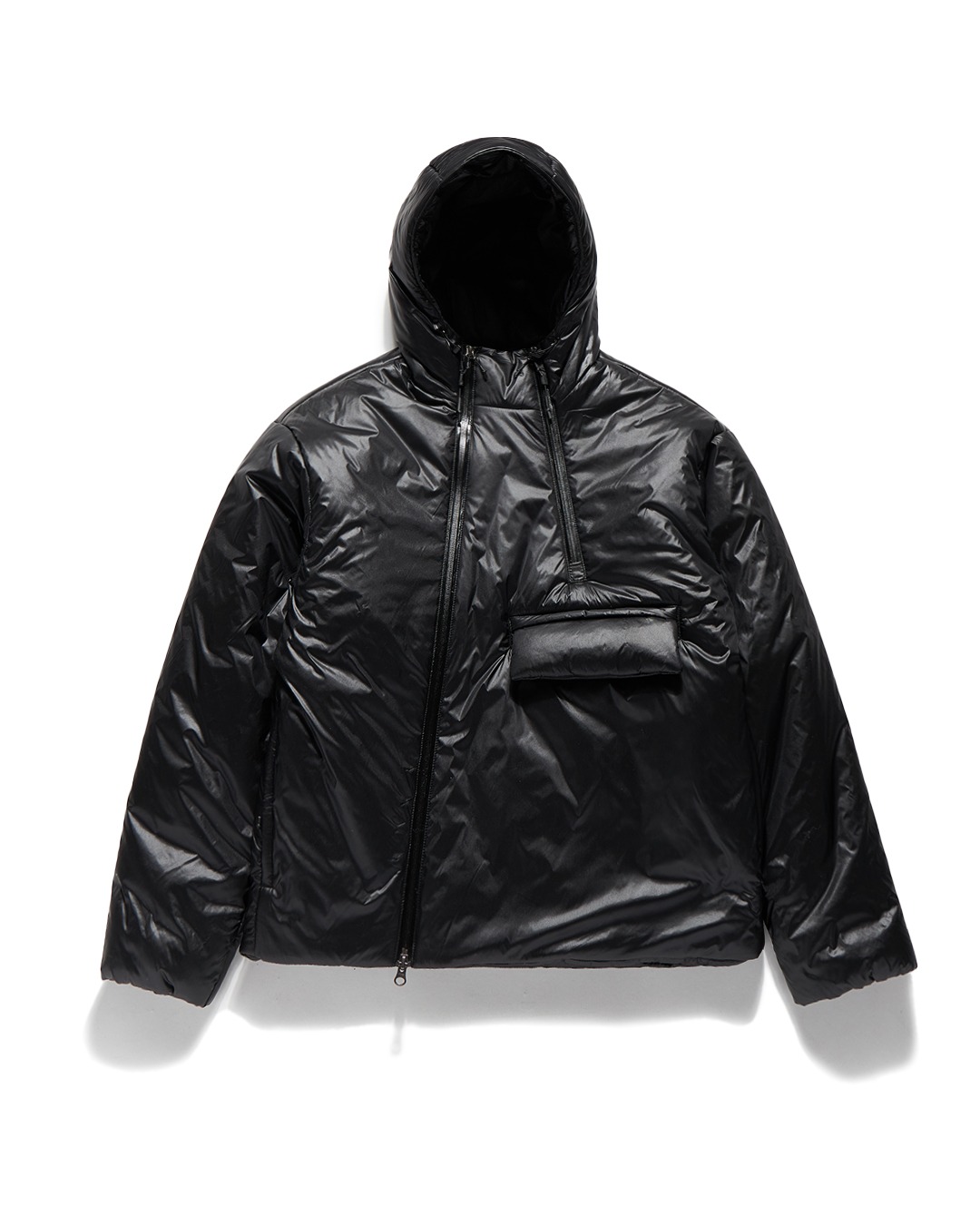 PADDED DOUBLE ZIP JUMPER / BLACK - FR8IGHT