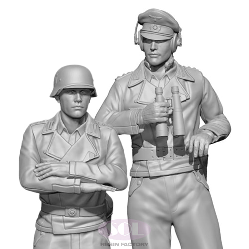 [1/35] MM627 WWII German Sd.kfz.173 Jagdpanther Commander and Gunner ...