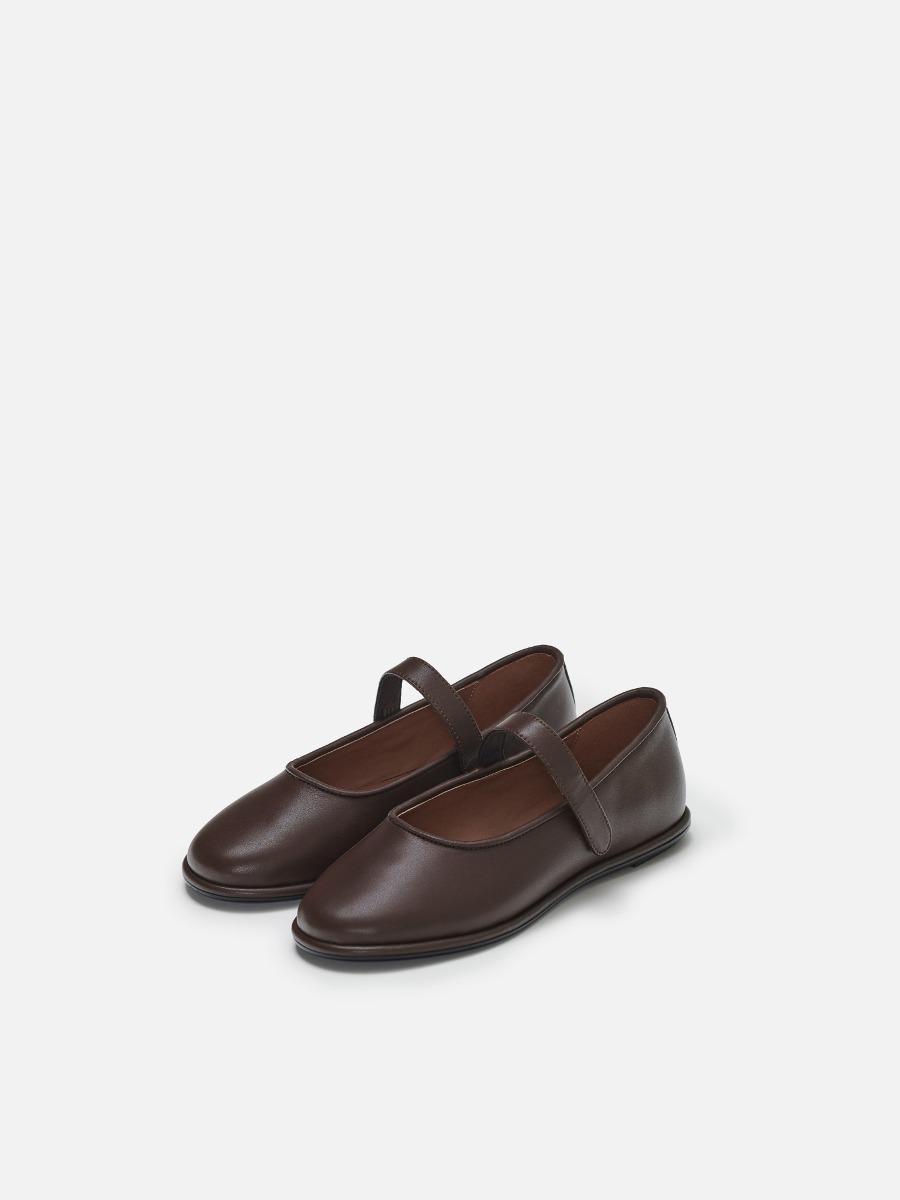 ROH SEOUL STORE - Danghye mary jane shoes Umber - ROH SEOUL