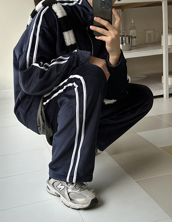Smith Lua Wide Track Pants (2 colors) - 애즈클로