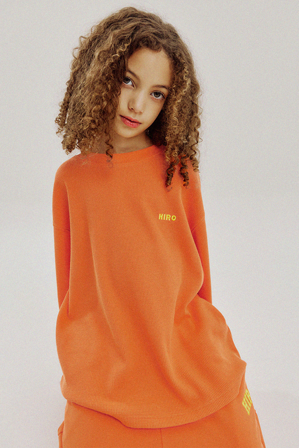 블랭크 와플 티셔츠 - HIRO