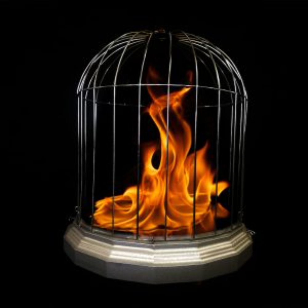 JL Magic - Tora Automatic Fire Cage (3 Usage) Round Model - JL MAGIC