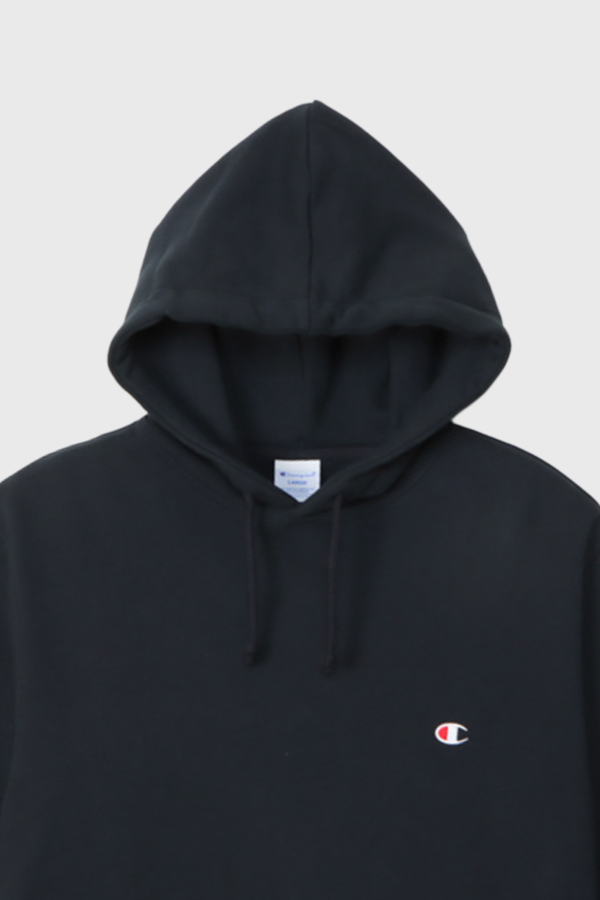 CHAMPION 챔피온 BASIC C LOGO REGULAR FIT HOODED T-SHIRT (NAVY) l IAMSHOP ...