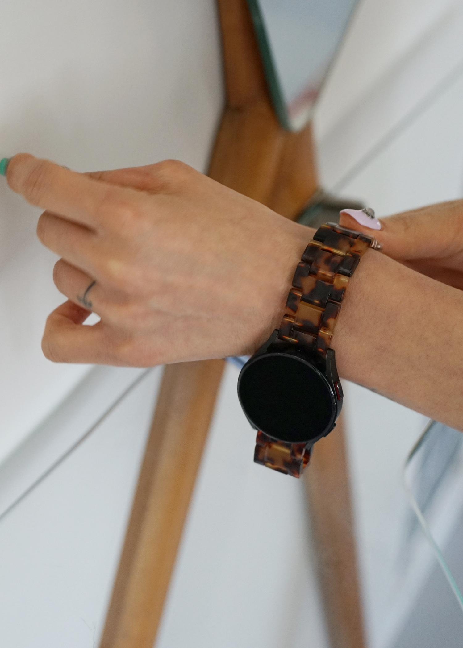 [By CU] Tortoise Shell Watch Strap - Galaxy Watch - CAME UPON