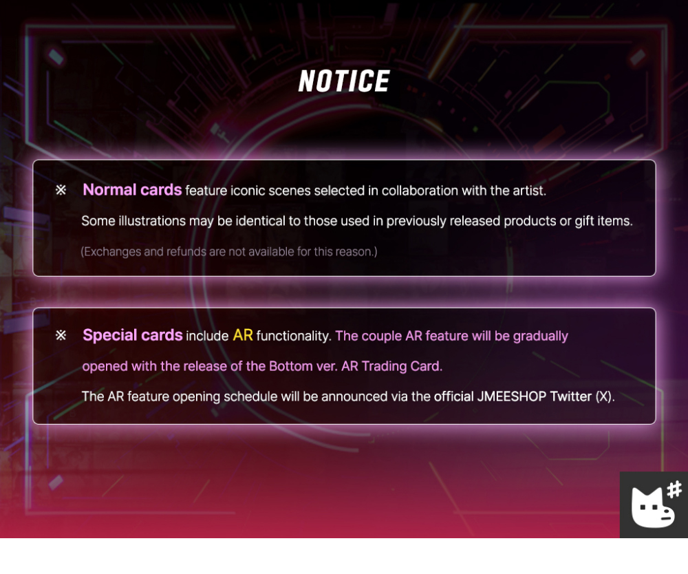 [LEZHIN TOP] AR Trading Card ver.1 - J-MEESHOP