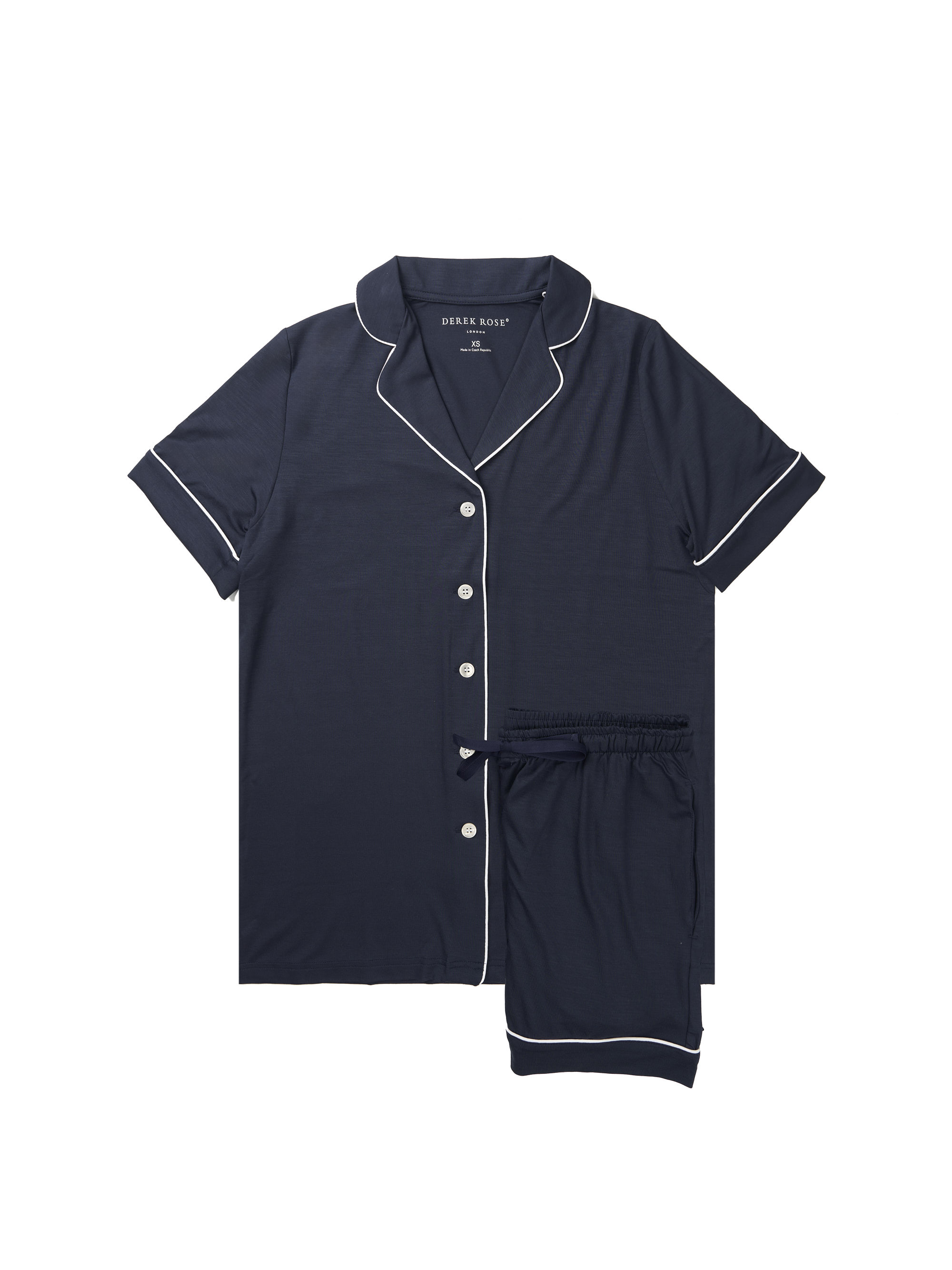 랜덤워크 / Lara Ladies Jersey Shortie Pyjama Set Navy (Women)