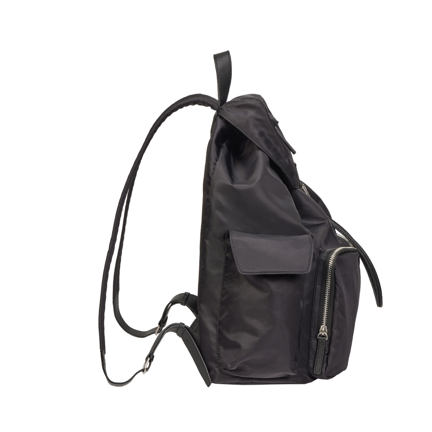 Hey Double Pocket Backpack L Black - vunque(분크) Hey Double Pocket Backpack L Black - vunque(분크)