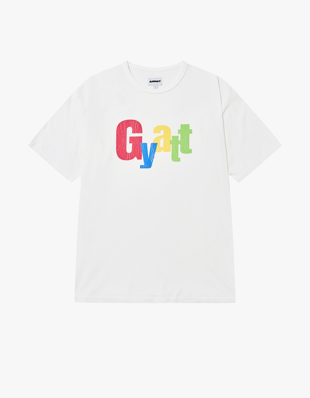 ANNOT GYATT Washed T-Shirt - Off White | 하이츠스토어