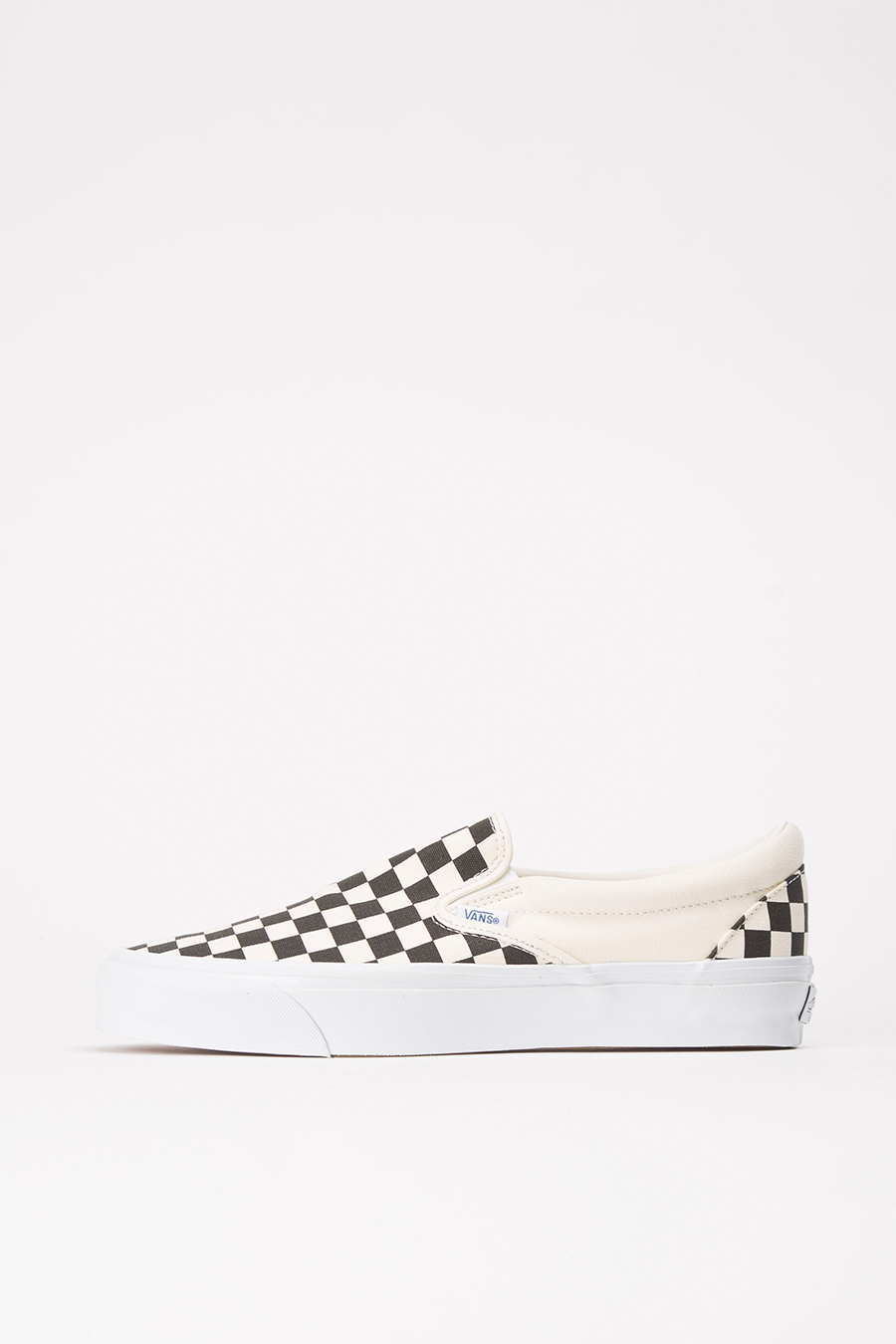 VANS PREMIUM SLIP-ON REISSUE 98 LX CHECKERBOARD BLACK/OFF WHITE - 스컬프스토어