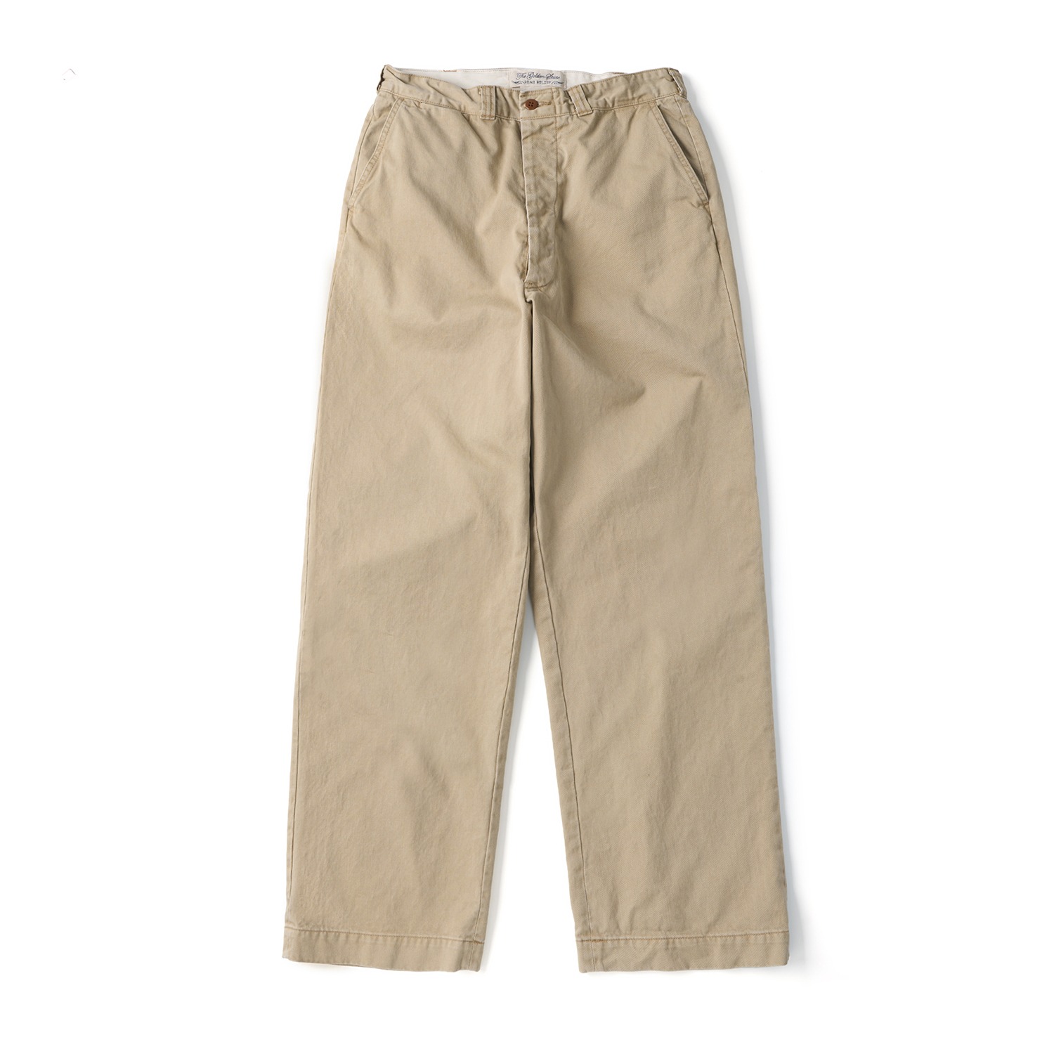 RN28369052 Beige 50s Chino Pants - MODE MAN