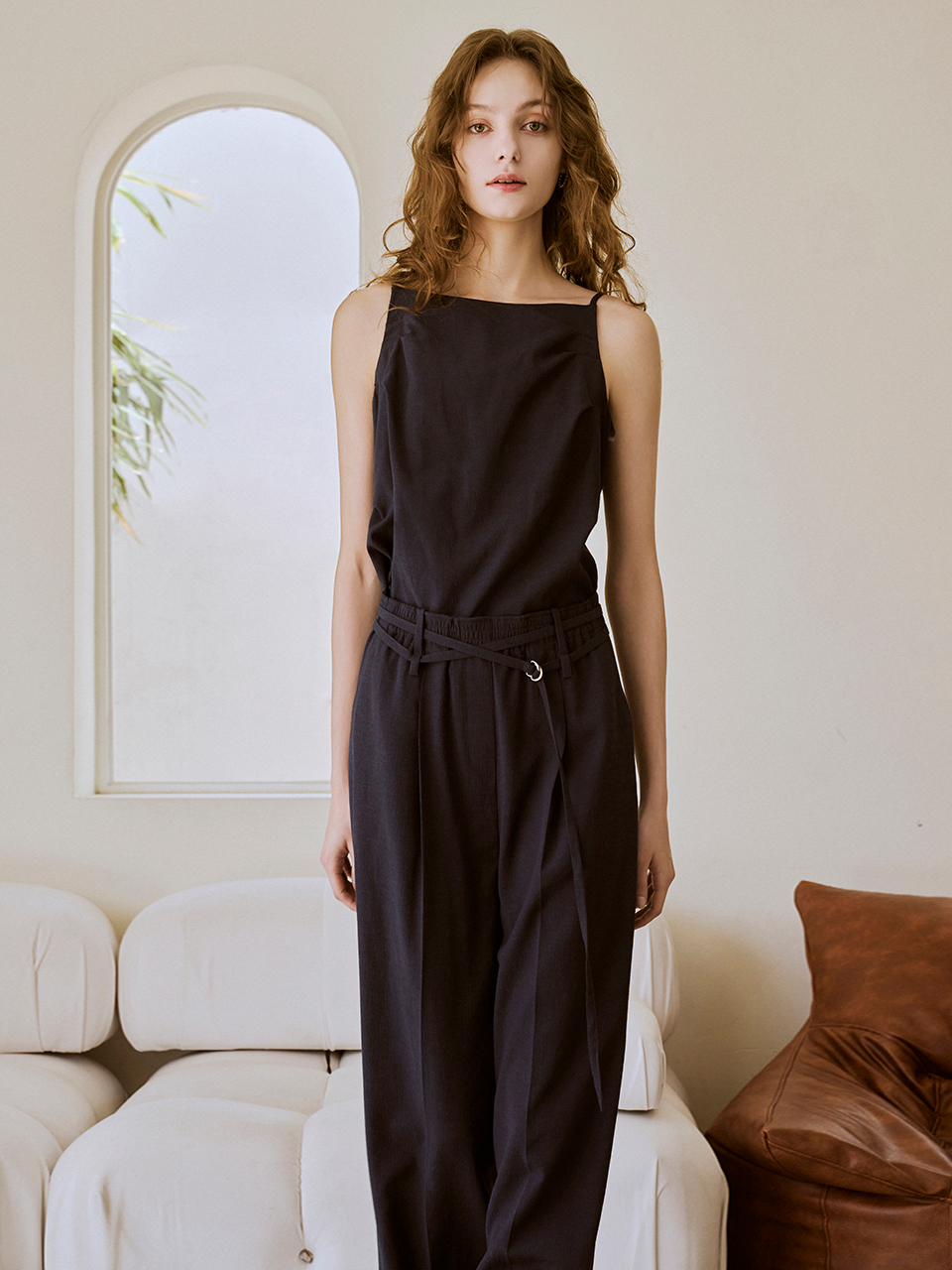 Sleeveless two piece like jumpsuit - MAISON YS