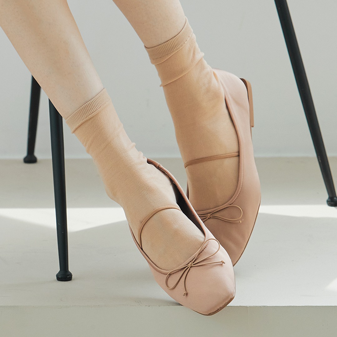 STW202 See-through Solid Crew : 삭스타즈 [SOCKSTAZ]